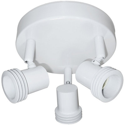 Eterna SPOT3WHPL GU10 50W Max Triple Plate Spotlight