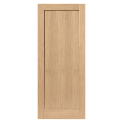 Etna Oak Unfinished Internal Door | DIY at B&Q