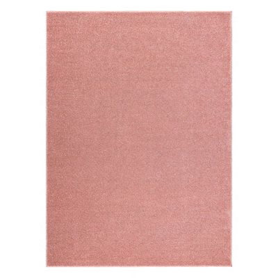 ETON PLUS carpet blush pink, one-color, uniform, plain 150x300 cm