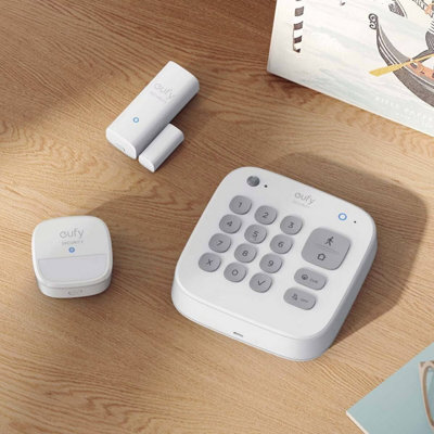 Eufy 7 Piece Alarm Bundle with HomeBase 2 Local Device Storage Motion ...