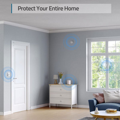 Eufy 7 Piece Alarm Bundle with HomeBase 2 Local Device Storage Motion ...