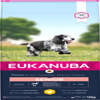 Eukanuba Caring Senior Medium Breed Chicken 12kg