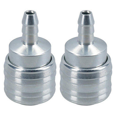 Euro Air Line Hose Quick Release Connector Coupler Barb with 8mm Hose ...