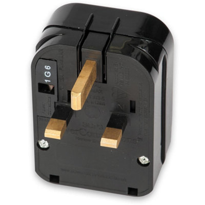 Euro Schuko Plug To UK Plug Adaptor