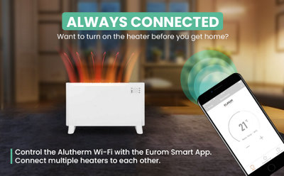 Eurom Convector Heater Alutherm 2500 Wifi