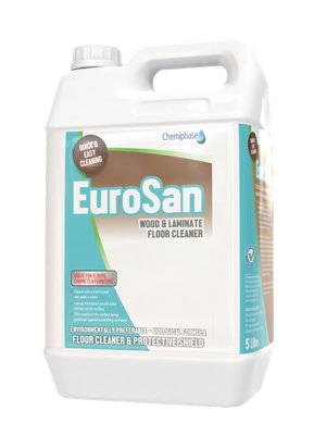 Eurosan - Wood & Laminate Floor Cleaner & Protective Shield 1 x 5 Litres