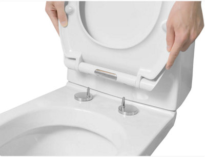 Euroshowers Anti-Bac White Oval Family / Multi Potty Training Toilet ...