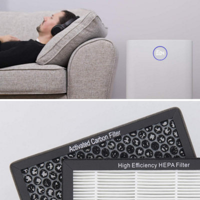 EVA Alto four Air Purifier True HEPA and Active Carbon Filter Set
