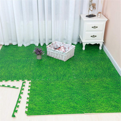 EVA Foam Mats Interlocking floor tile 60 x 60cm (48 SQ.FT), Pack of 12 ...