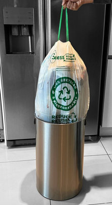 Evaness - Recycled Material & Biodegradable Bin Bags with Drawstring ...