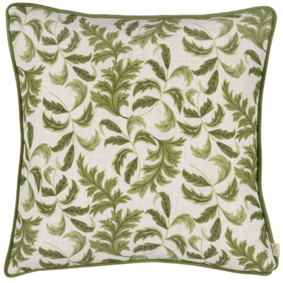 Evans Lichfield Chatsworth Topiary Piped Feather Filled Cushion | DIY ...