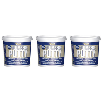 Everbuild 113 Plumbers Putty, Beige, 750 g (Pack of 3) | DIY at B&Q
