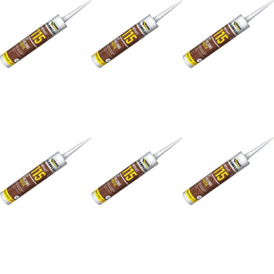 Everbuild 115 General Purpose Building Mastic Pointing Sealant Grey ...