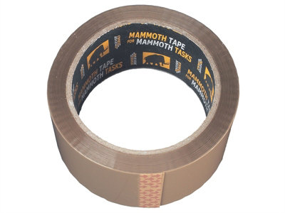 Everbuild 2PACKLABBN Retail/Labelled Packaging Tape 48mm x 50m Brown ...