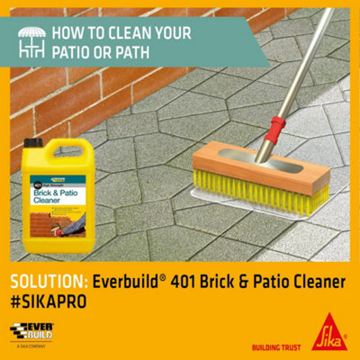 Everbuild 401 Brick and Patio Cleaner, 5 Ltr | DIY at B&Q