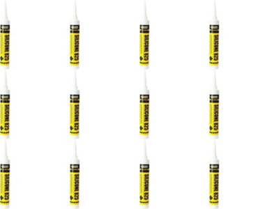 Everbuild 825 Low Modulus Neutral Cure Sealant White - 380ml (Pack of ...