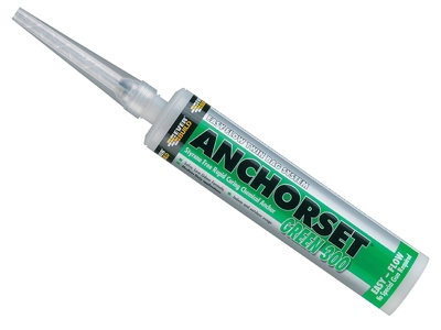 Everbuild ANCHGREEN Green 300 Anchorset Chemical Anchor 300ml EVBANCHGREEN