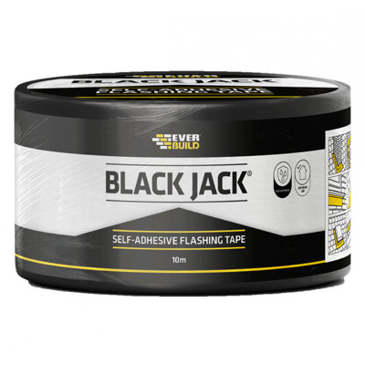 Everbuild BJFLASH225 BLACK JACK 225mm x 10 METRE ADHESIVE FLASHING TAPE ...