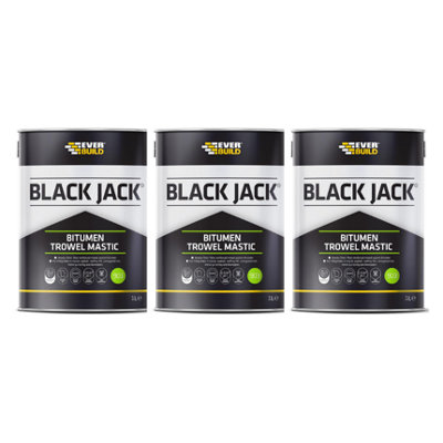 Everbuild Black Jack 903 Bitumen Trowel Mastic Trowellable Bituminous ...