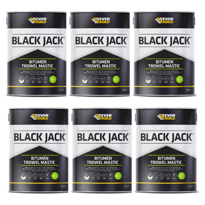 Everbuild Black Jack 903 Bitumen Trowel Mastic Trowellable Bituminous ...