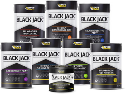 Everbuild Black Jack 903 Bitumen Trowel Mastic Trowellable Bituminous ...