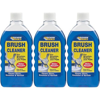 Everbuild Brush Cleaner, 500 ml (Pack of 3) | DIY at B&Q