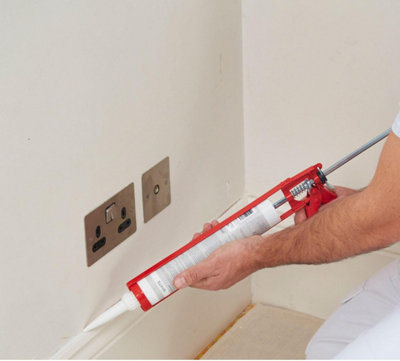 Everbuild Clear Silicone Sealant Set - Includes 2x Clear Sealant, 11 ...