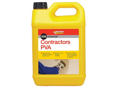 Everbuild CONPVA5 Contractor's PVA 5 litre EVBCONPVA5