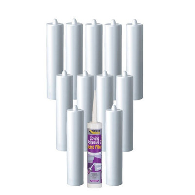 EVERBUILD COVING ADHESIVE AND JOINT FILLER C3 SIZE CARTRIDGE PACK OF 12