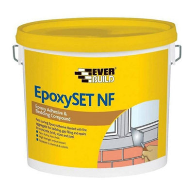 Everbuild EpoxySet NF Epoxy Adhesive & Bedding Compound - Grey, 10kg ...