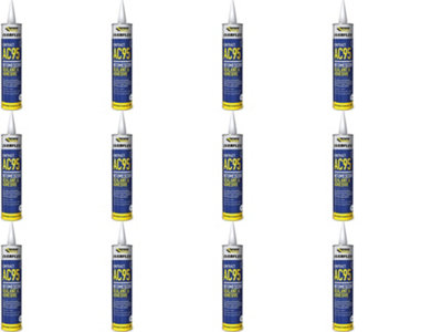 Everbuild Everflex AC95 Intumescent Sealant & Adhesive White 900ml(Pack ...