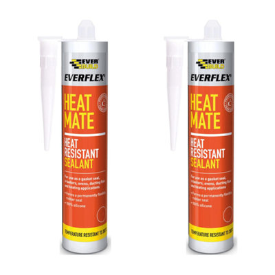 Everbuild Everflex Heat Mate Silicone Heat Resistant Sealant Black ...