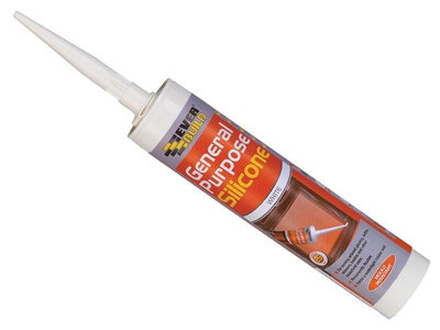Everbuild General Purpose Silicone, Clear, 310 ml