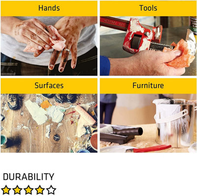 Everbuild GIANTWIPE Giant Wonder Wipes (Tub 300) EVBGIANTWIPE