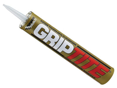 Everbuild Griptite C4 Construction Adhesive 350ml - High Bond Strength