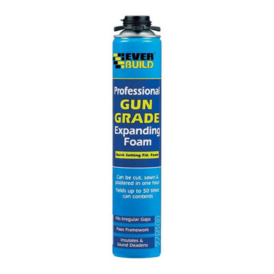 Everbuild Gun Grade Expanding Foam Gap Filler 750ml EVGF7