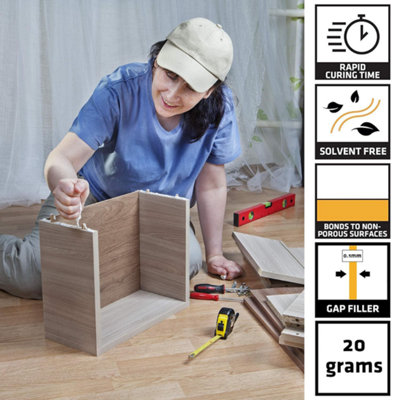 Everbuild Industrial Glue General Purpose 20g (Pack Of 6)