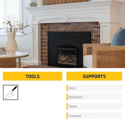 Everbuild KOS Fire Cement Buff 1kg
