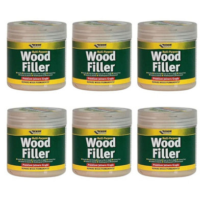 Everbuild Multipurpose Wood Filler Dark Oak 250 ML - Pack of 6