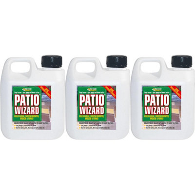 Everbuild Patio Wizard Concentrated 1 Litre (Pack of 3) | DIY at B&Q