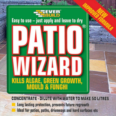 Everbuild PATWIZ1 Patio Wizard Concentrate 1 litre EVBPATWIZ1L