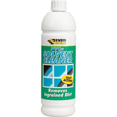 Everbuild PVCu Solvent Based Cleaner, 1 Litre | DIY at B&Q