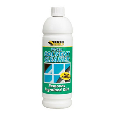 Everbuild PVCu Solvent Cleaner 1 Litre | DIY at B&Q