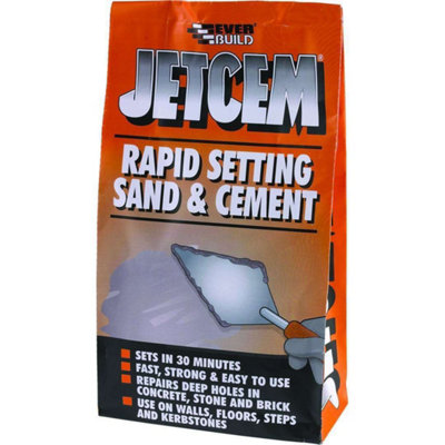 EVERBUILD RAPID SETTING SAND & CEMENT REPAIR, GREY, 2KG, PREMIXED ...