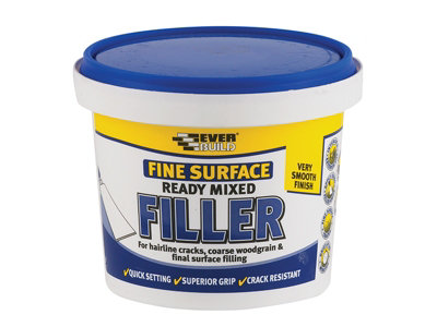 Everbuild Ready Mix Fine Surface Filler 600G for Smooth Repairs