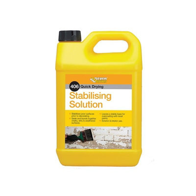 Everbuild Sika 406 Stabilising Solution 5 Litre Multi Colour (One Size)