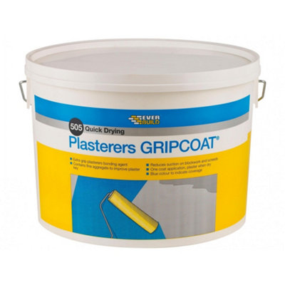 Everbuild Sika 505 Plasterer's Gripcoat 10 Litre Multi Colour (One Size)