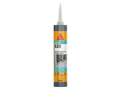 Everbuild Sika 835397 Sikasil-825 Silicone Sealant Buff 380ml EVB835397