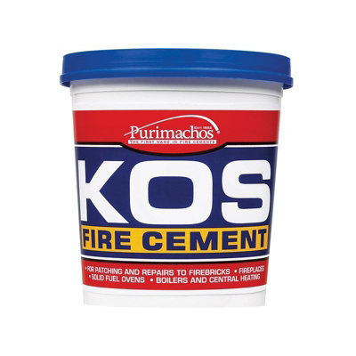 Everbuild Sika Kos Fire Cement Black (500g)