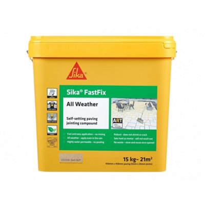 Everbuild Sika Sika Fastfix All Weather Multi Colour (Dark Buff 15kg)